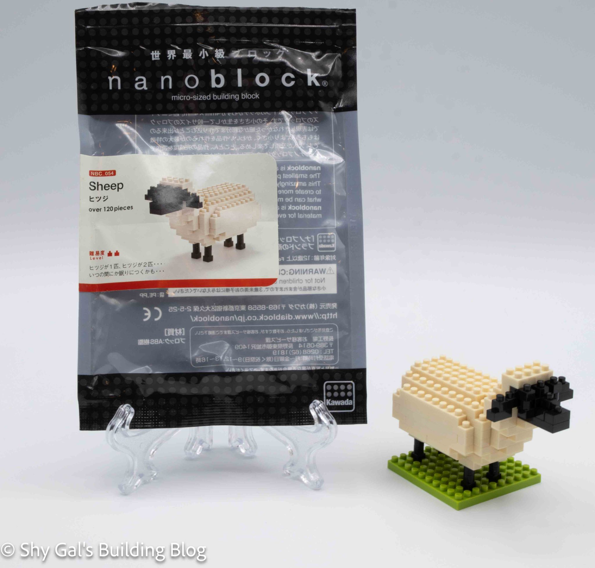 Review of nanoblock Sheep - Shy Gal’s Building Blog