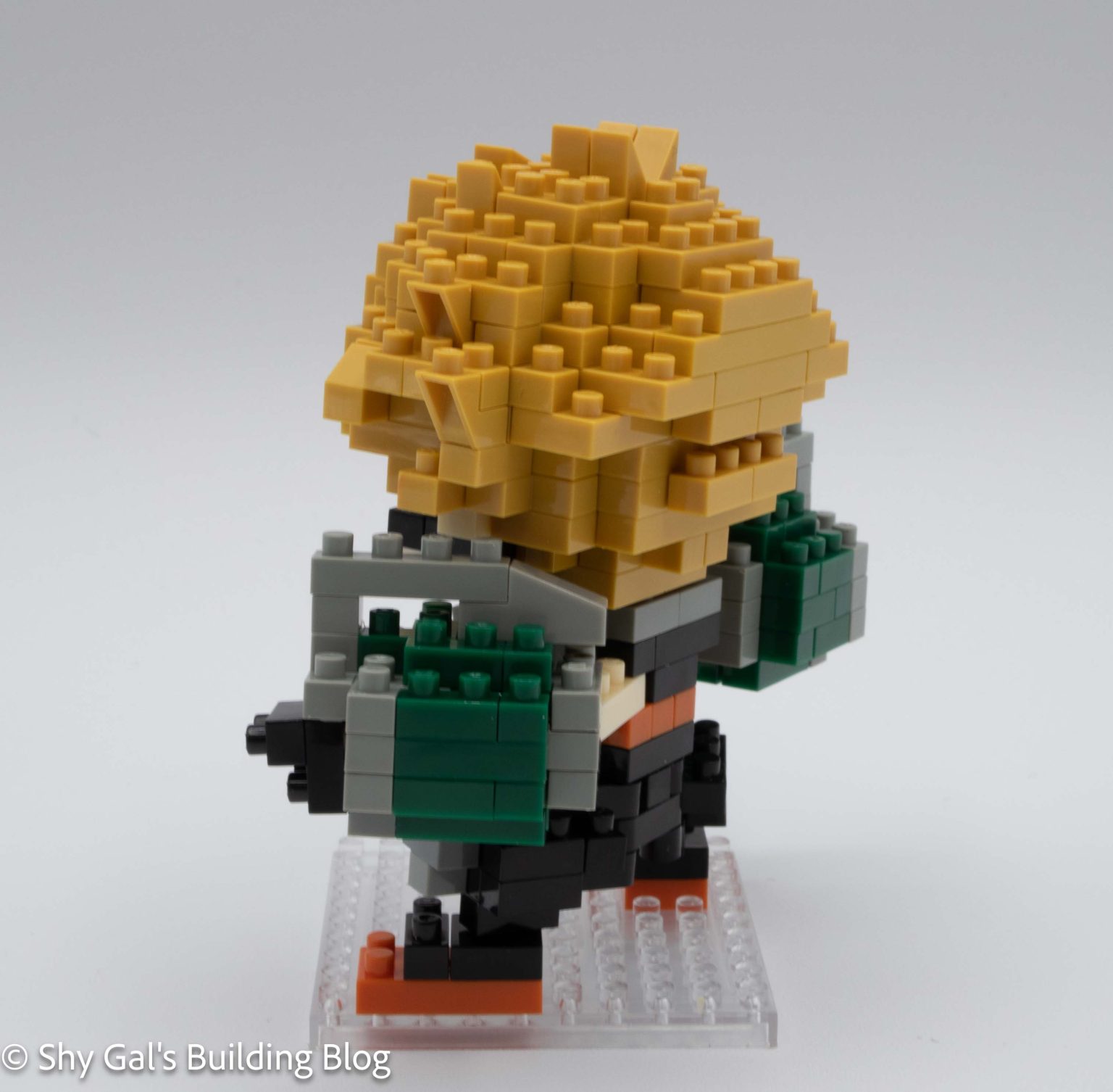 Review of nanoblock Katsuki Bakugo - Shy Gal’s Building Blog