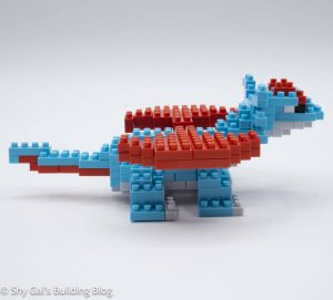 Review of nanoblock Salamence - Shy Gal's Building Blog