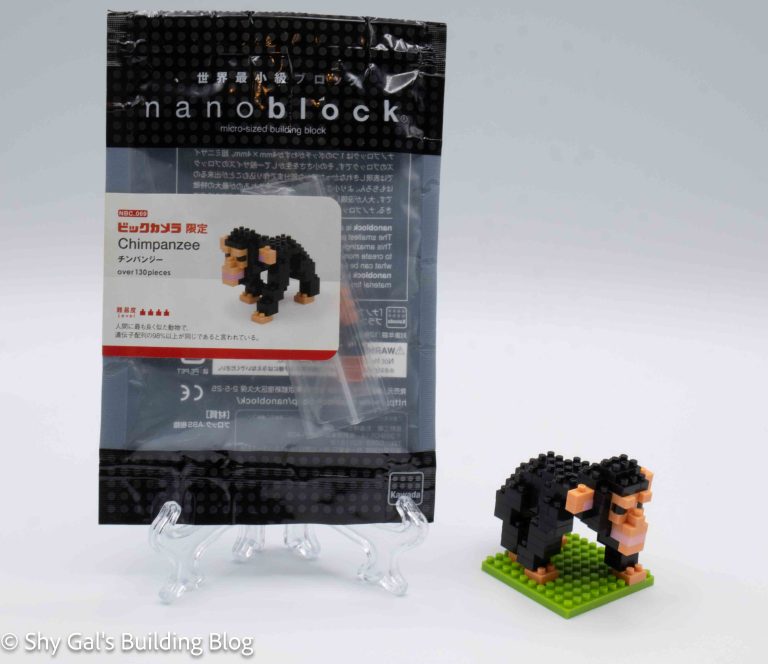 Review of nanoblock Chimpanzee - Shy Gal’s Building Blog