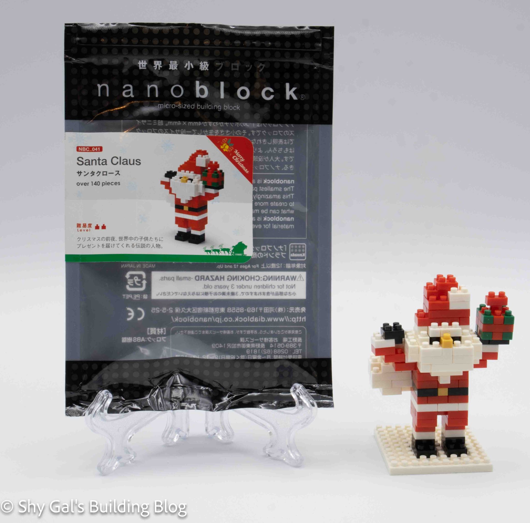 Review of nanoblock Santa Claus - Shy Gal’s Building Blog
