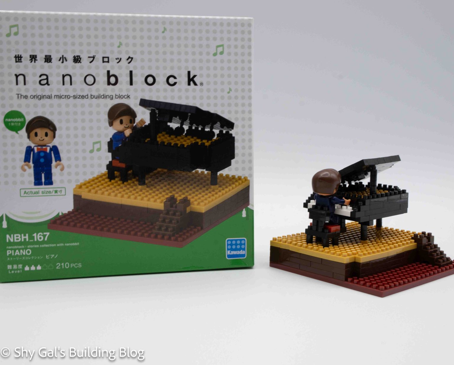 Review of nanoblock Piano NBH_167 - Shy Gal's Building Blog