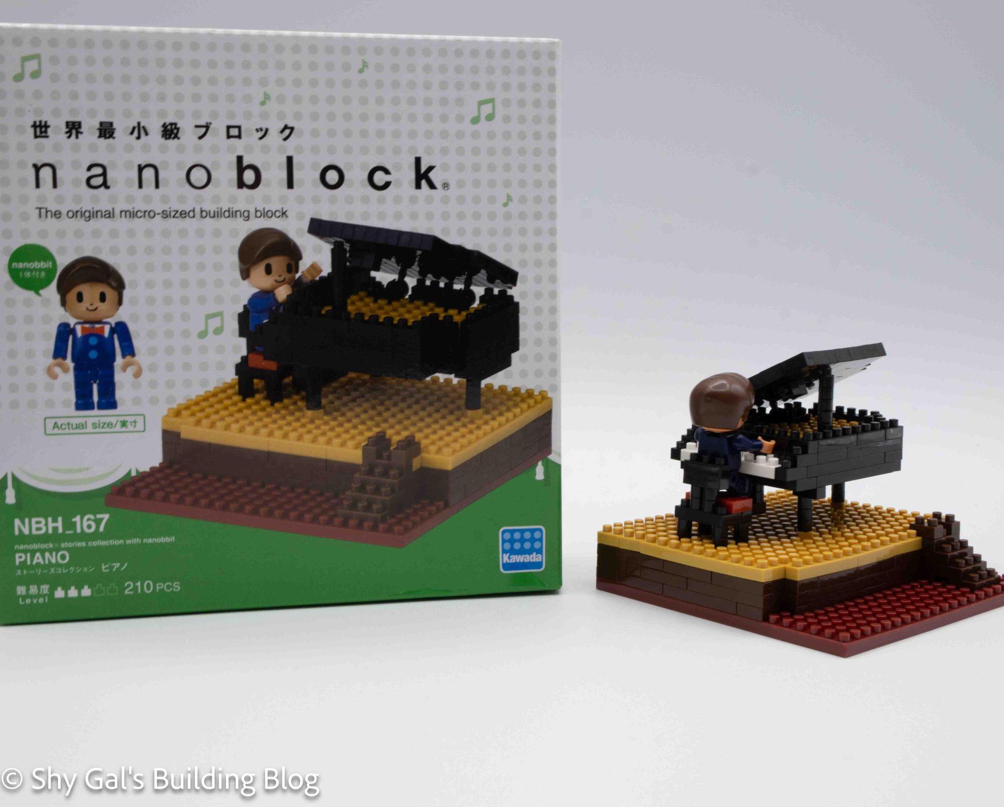 Review of nanoblock Piano NBH_167 - Shy Gal's Building Blog