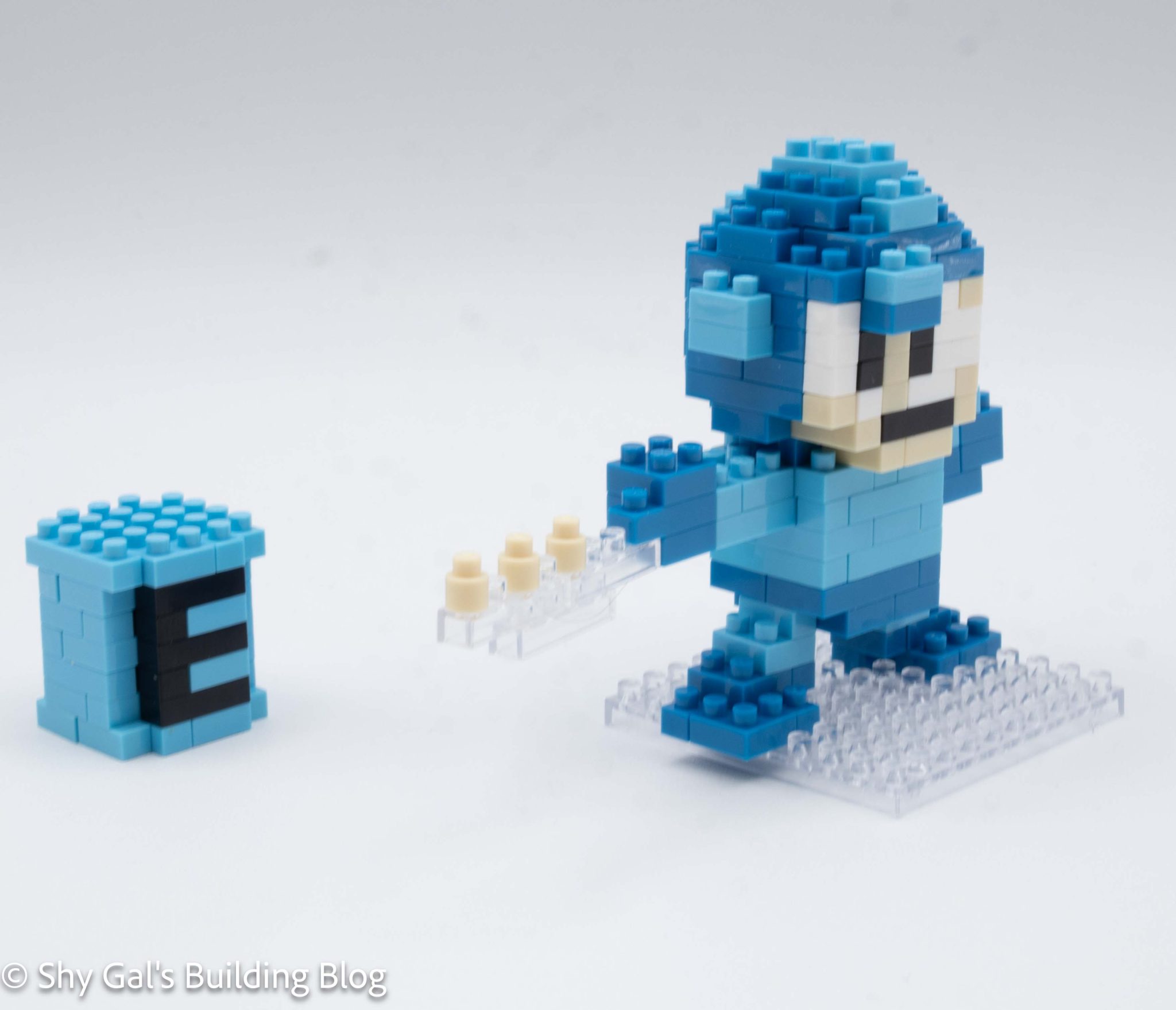 Review of nanoblock Mega Man - Shy Gal’s Building Blog