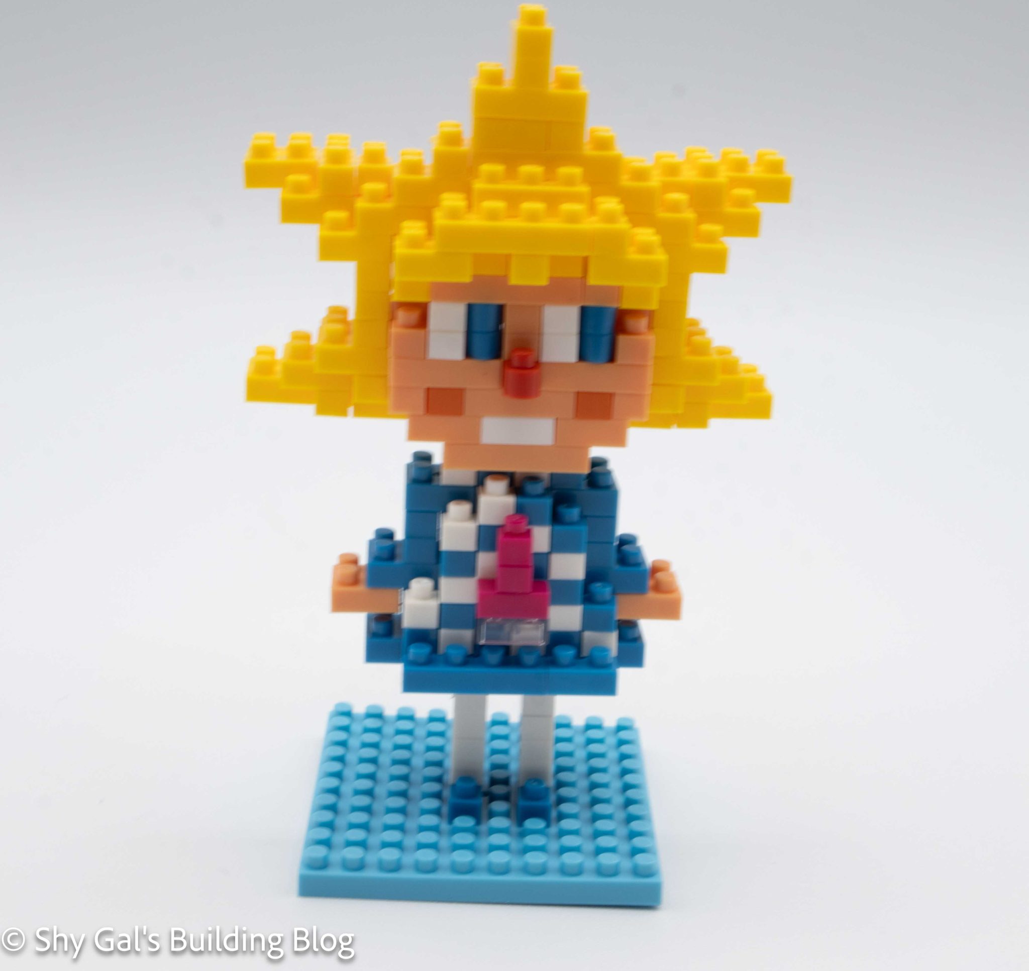 Review of nanoblock Sorakara-chan - Shy Gal's Building Blog
