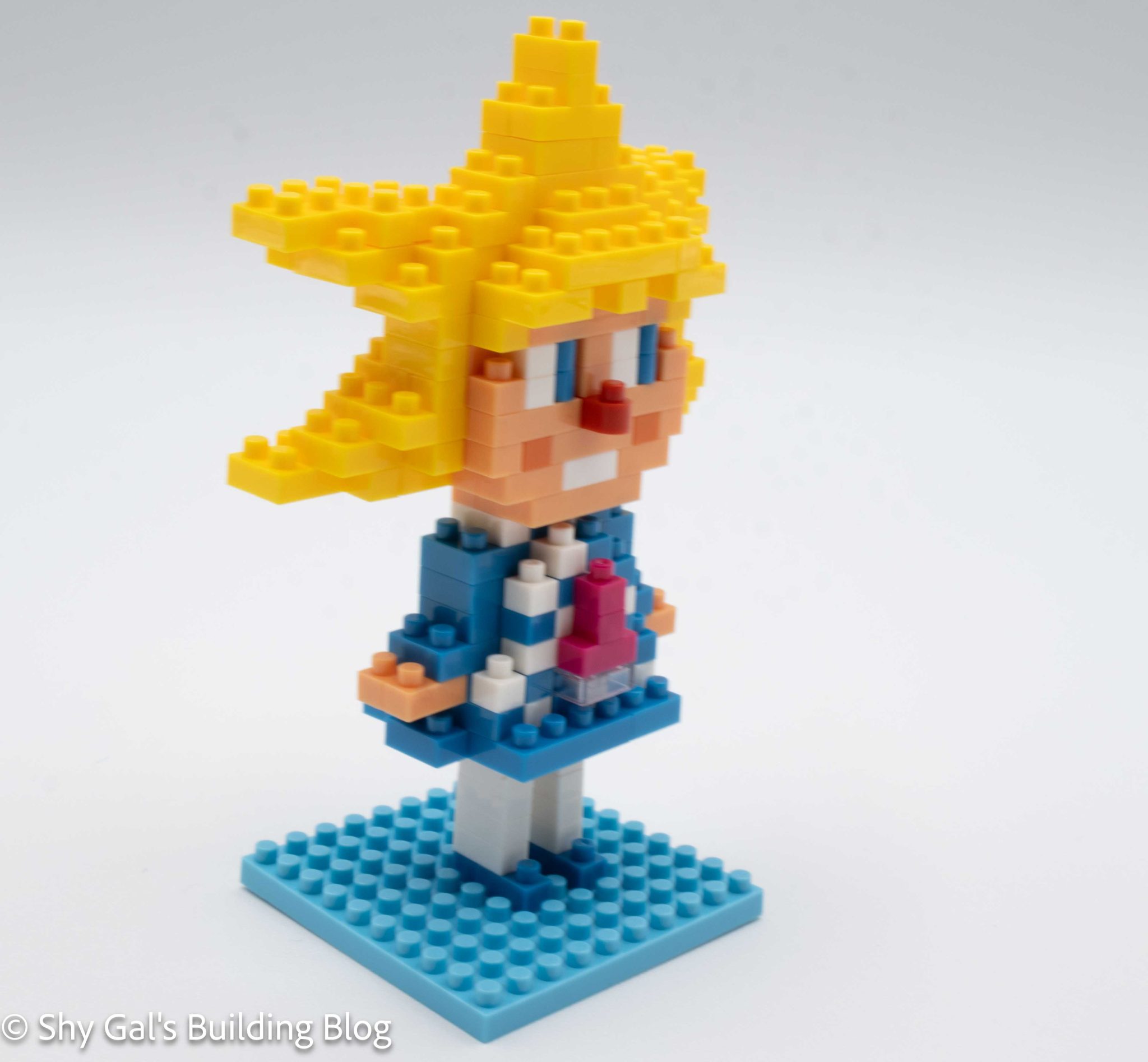 Review of nanoblock Sorakara-chan - Shy Gal's Building Blog